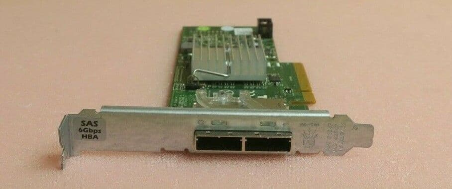 Dell Dual Port External 6Gb SAS Host Bus Adapter HBA H200E RAID ...