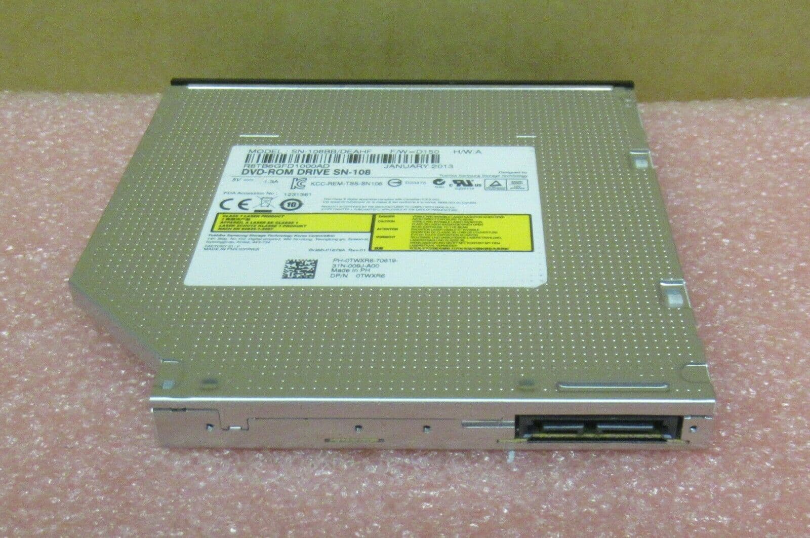 Dell DVD-ROM 12x SATA Optical Slimline SATA DVD Disc Drive TWXR6