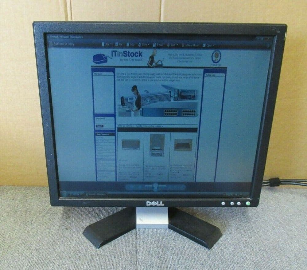 Dell E177FPF GU625 E-Series 17" LCD TFT Black PC Cmputer Flat Screen Monitor VGA