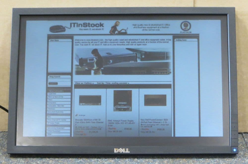 Dell E1911 19" LCD TFT Flat Panel Monitor Widescreen VGA W6VPJ No Stand