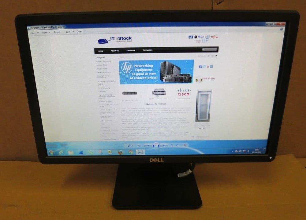 Dell E2014HF PD06D 19 5" LED Flat LCD TFT Widescreen Monitor 1600x900 ...