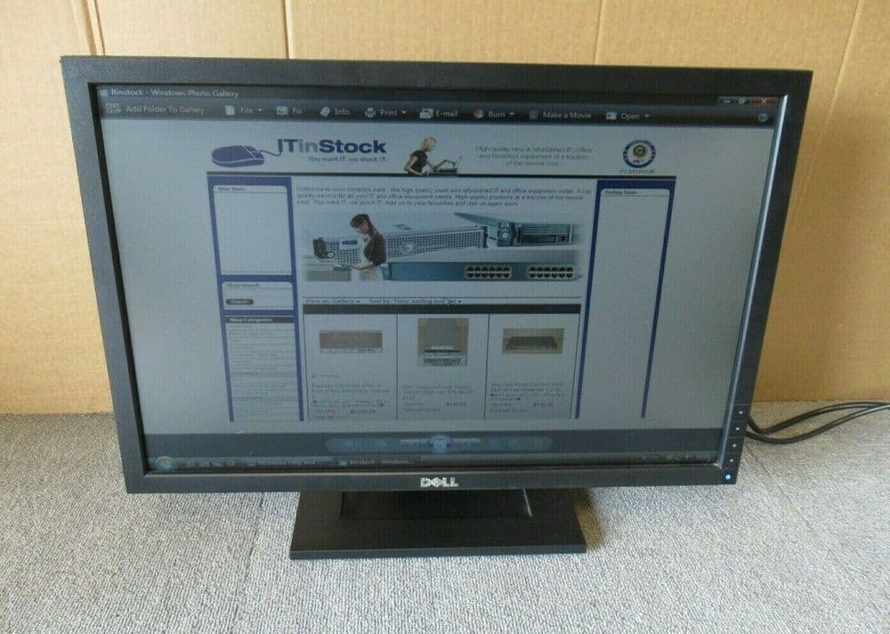 Dell E2210F T777R 22" LCD TFT Widescreen Flat Panel Monitor VGA DVI