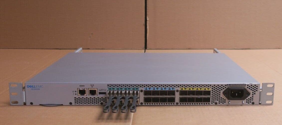 Dell EMC G610 DS-6610B 24x 32Gb SFP FC Switch EM-G610-8-16G-0 8-Ports ...