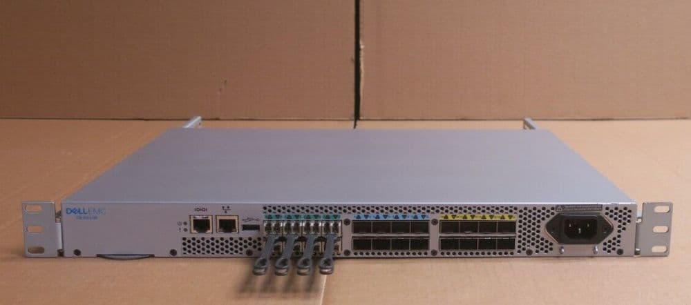 Dell EMC G610 DS-6610B 24x 32Gb SFP FC Switch EM-G610-8-16G-0 8-Ports ...