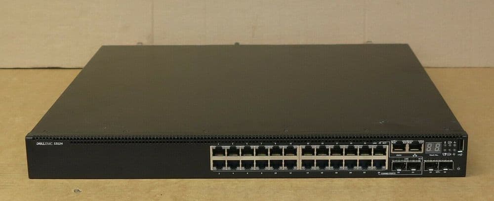 Dell EMC Networking S3124 24 Port 1GbE 2x 10GB SFP Managed Layer 3 ...