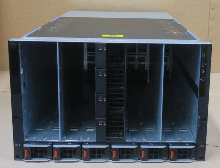 Dell EMC PowerEdge MX7000 Modular 8 Slot 7U Chassis 6x 3000W PSU 2x dell-emc-poweredge-mx7000-modular-8-slot-7u-chassis-6x-3000w-psu-2x