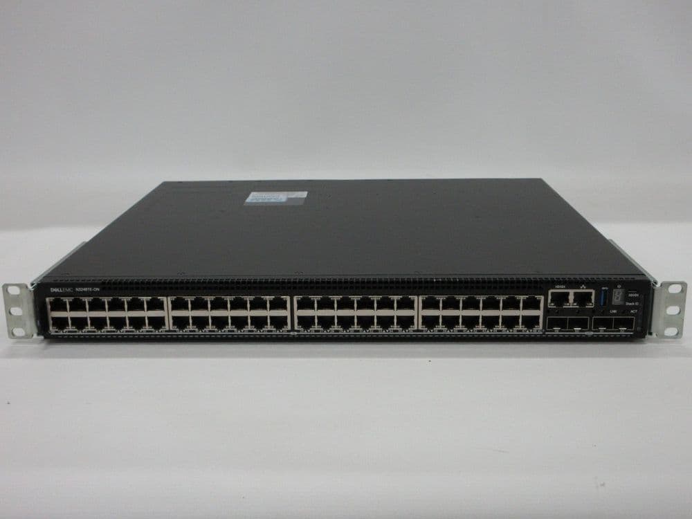 Dell EMC PowerSwitch N3248TE-ON 48x 1G RJ45 4x SFP 2x QSFP28 RA Switch OS6