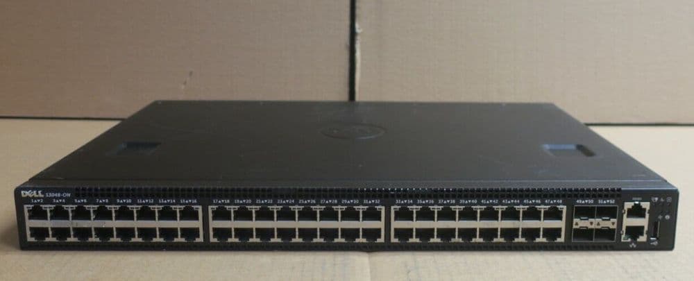 Dell EMC S3048-ON 48x 1GbE RJ45 4x 10GbE SFP Ports L2/3 1U Switch - RWJ77