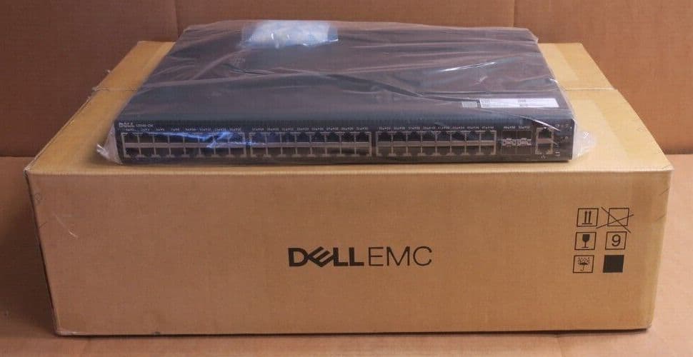 Dell EMC S3048-ON 48x 1GbE RJ45 4x 10GbE SFP Ports L2/3 Switch Only - DC64H