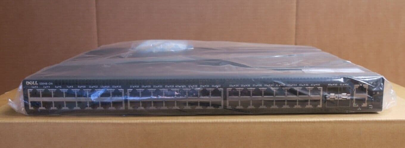 Dell EMC S3048-ON 48x 1GbE RJ45 4x 10GbE SFP Ports L2/3 Switch Only - DC64H