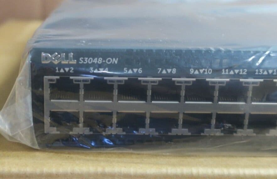 Dell EMC S3048-ON 48x 1GbE RJ45 4x 10GbE SFP Ports L2/3 Switch Only - DC64H