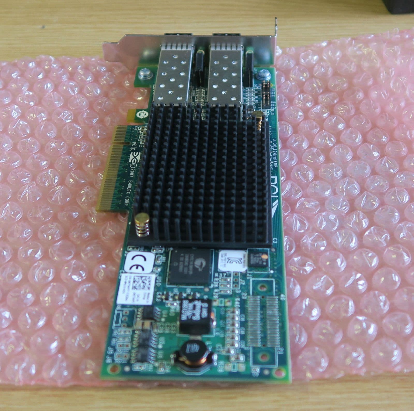 Dell Emulex LPE12002 R7WP7 - PCI-E 8GB Dual Port Fibre Channel Adapter Card