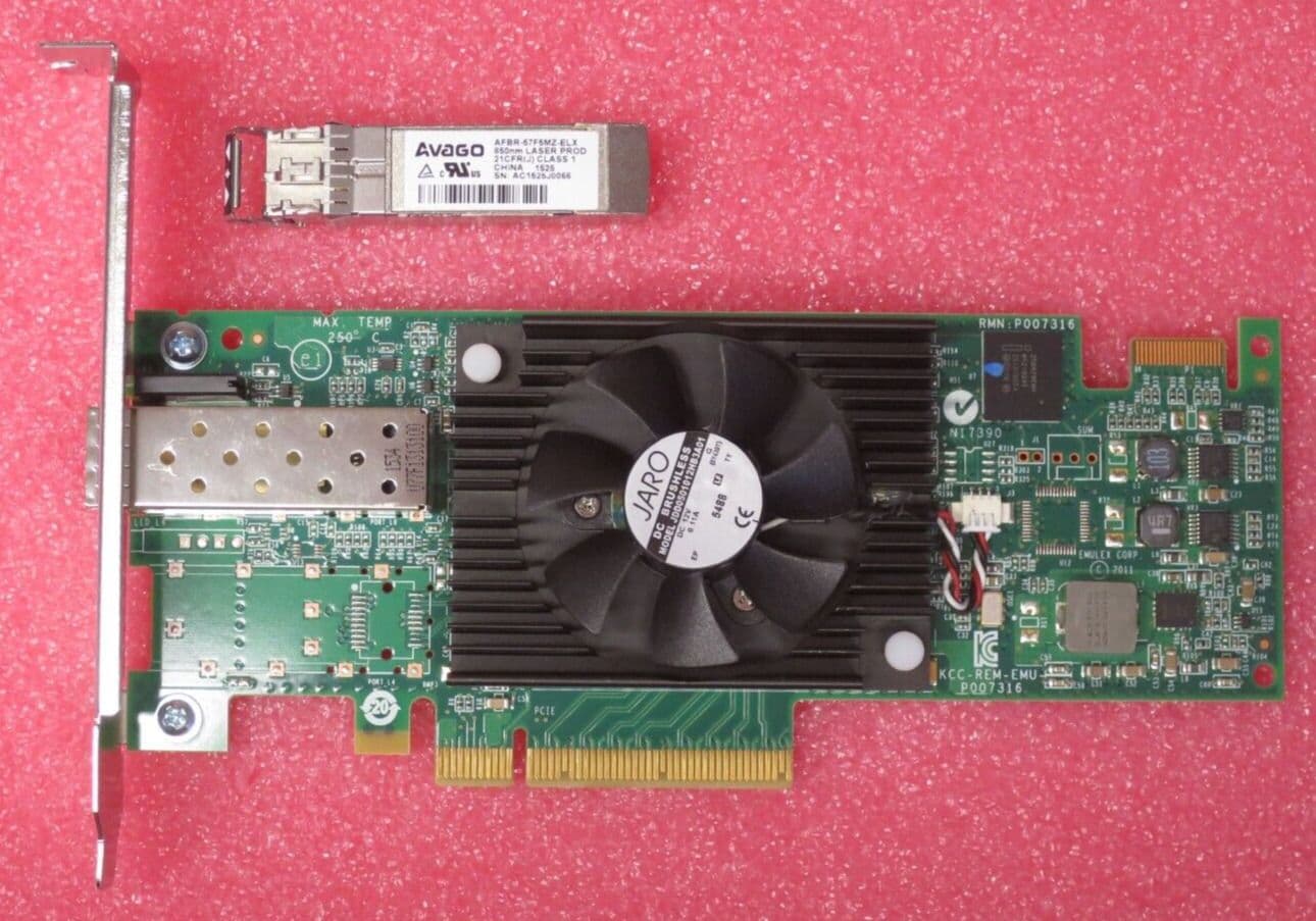 Dell Emulex LPe16000 16Gb/s Fiber Channel Single Port HBA PCIe LP 61M2K ...