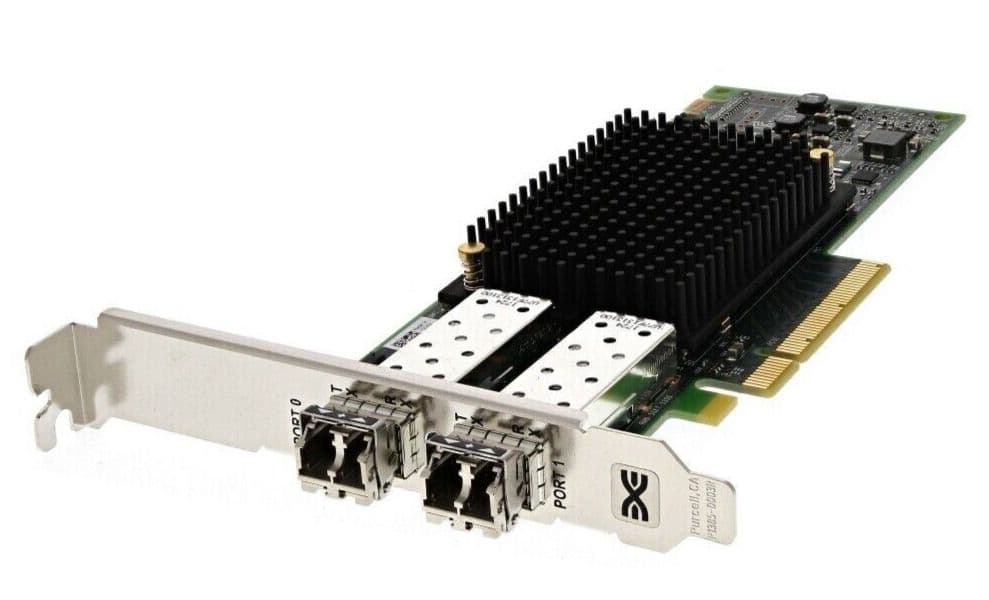 Dell Emulex LPe31002 Dual Port 16Gb FC Host Bus Adapter HBA RXNT1 2x ...