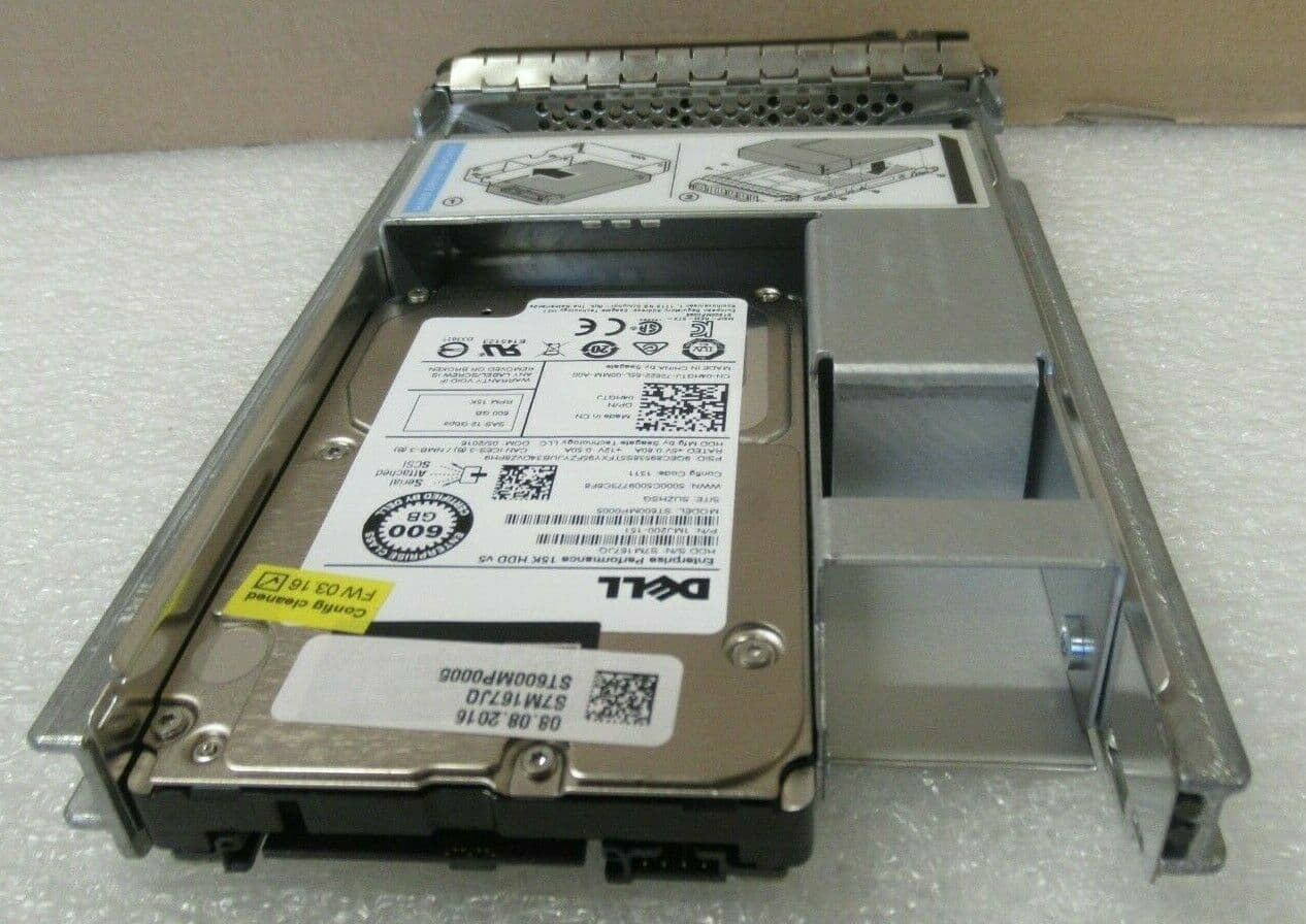 Dell Enterprise 4HGTJ 600GB 2 5 SAS 12GB/s 15K 128MB Server HDD in 3 5 ...