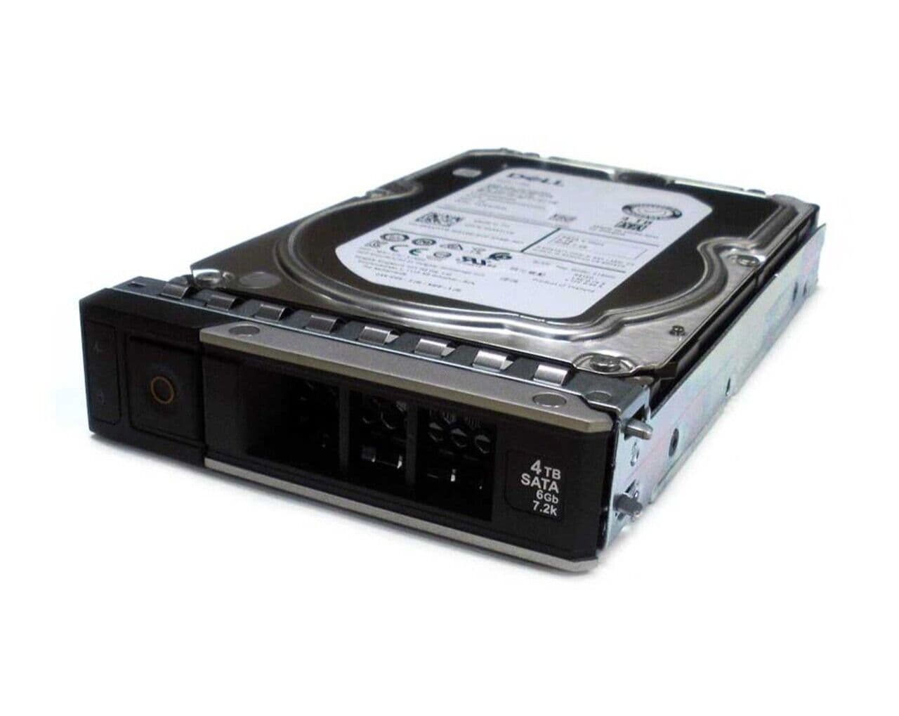 Dell Enterprise 4TB 7 2K SATA 6G 3 5" Server HDD Hard Drive MWHY9 In Caddy