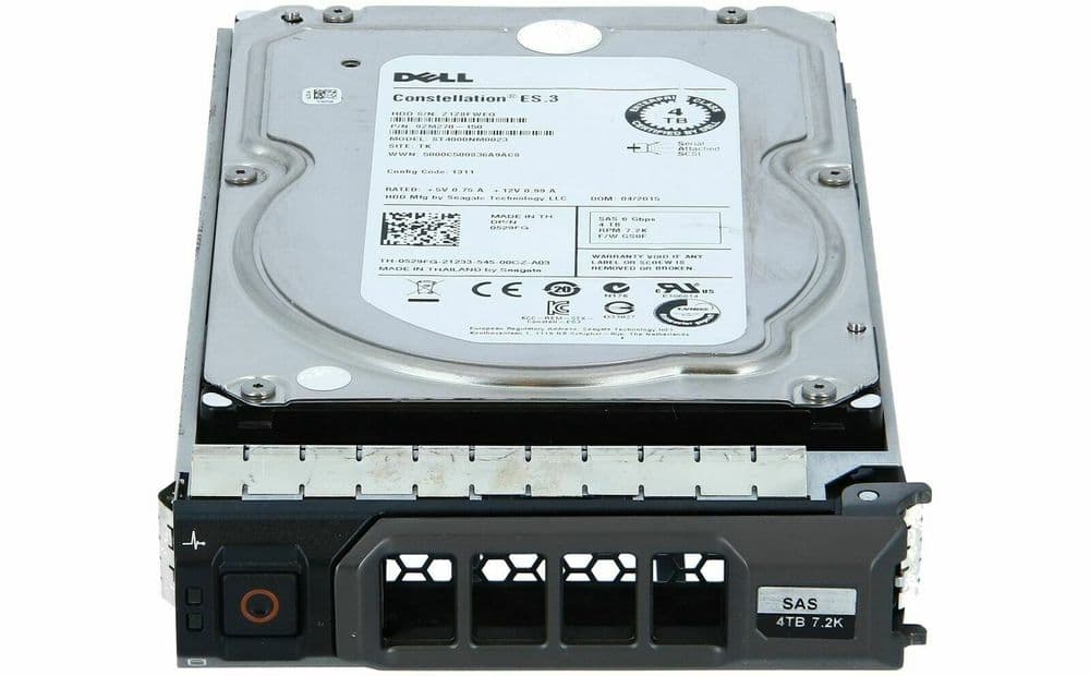 Dell Enterprise Class 4TB 3 5" SAS 6Gb 7 2K 32MB Server HDD Hard Drive ...