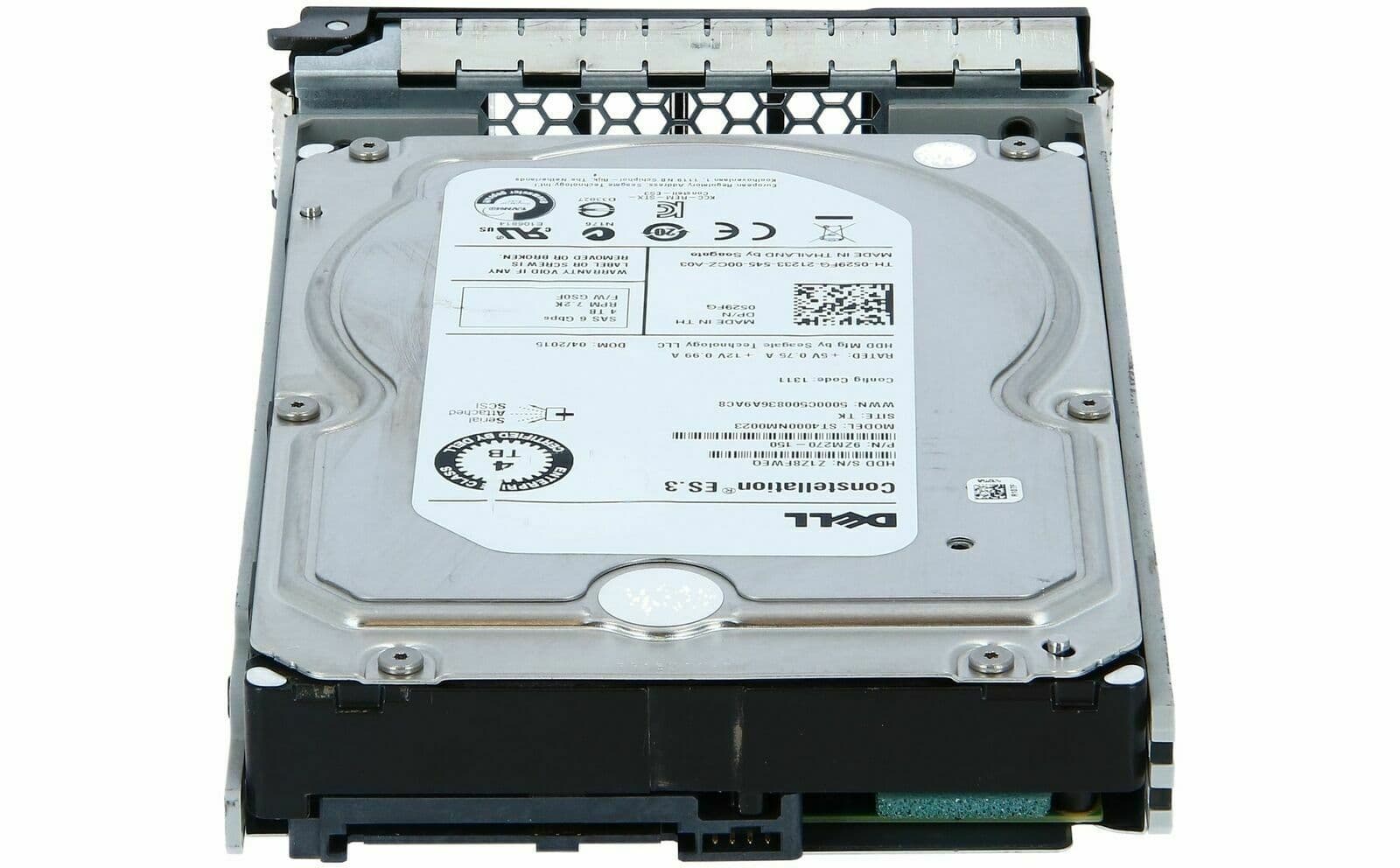 Dell Enterprise Class 4TB 3 5" SAS 6Gb 7 2K 32MB Server HDD Hard Drive ...