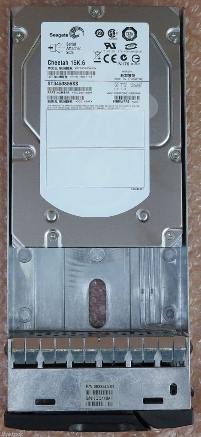 Dell EqualLogic 450Gb 15K SAS RS-450G15-SAS-X15-6- 9CL066-05 XRH8 ...