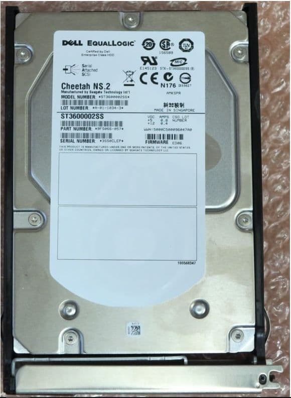 Dell EqualLogic 600Gb 10k SAS 3 5" PS6500 PS6510 0941955-01 RA-600G10 ...