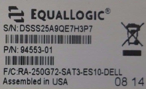 Dell EqualLogic 94553-01 SATA Hard Drive Caddy Tray With SAS Interposer ...