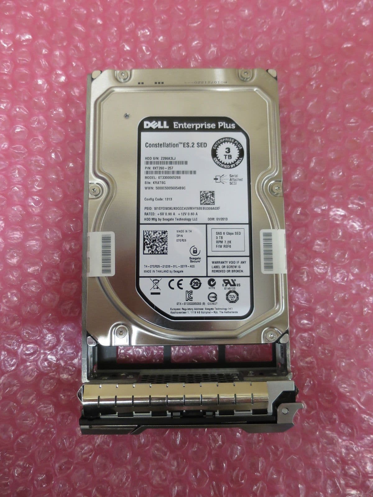 Dell EqualLogic Drive 3TB SAS 3 5" 6GBps PS6000E PS6100E PS6500E ...