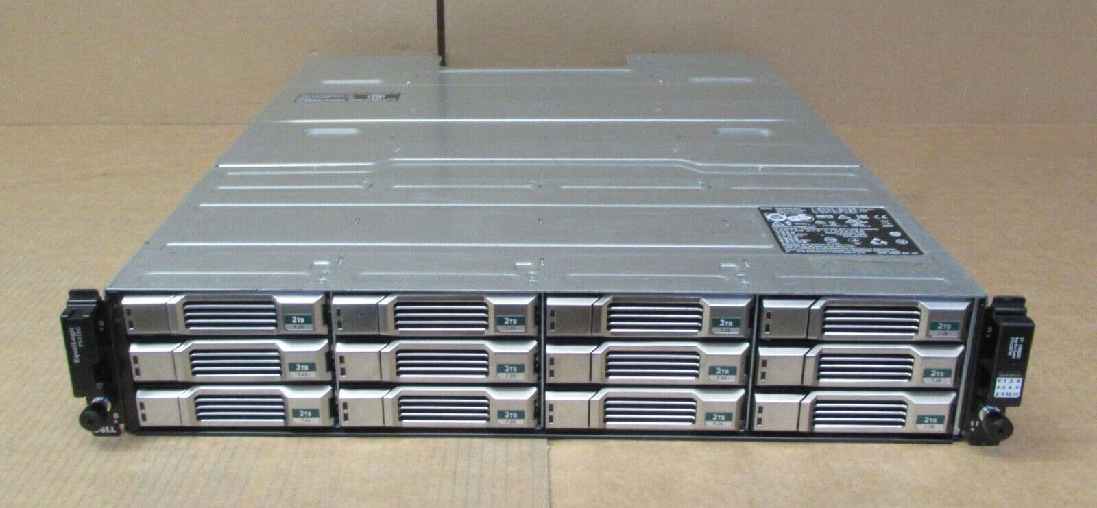 Dell EqualLogic PS4100 24TB 12-Bay 2 5" SAS iSCSI Storage Array 2x ...