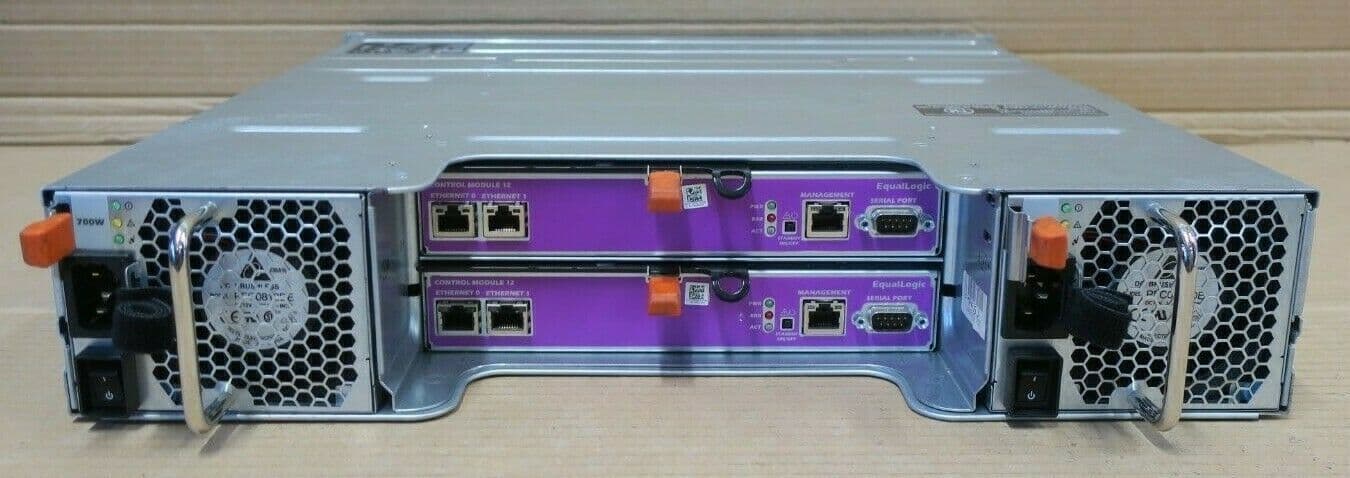 Dell EqualLogic PS4100X 2U iSCSI SAN Storage Array Dual Type 12 ...