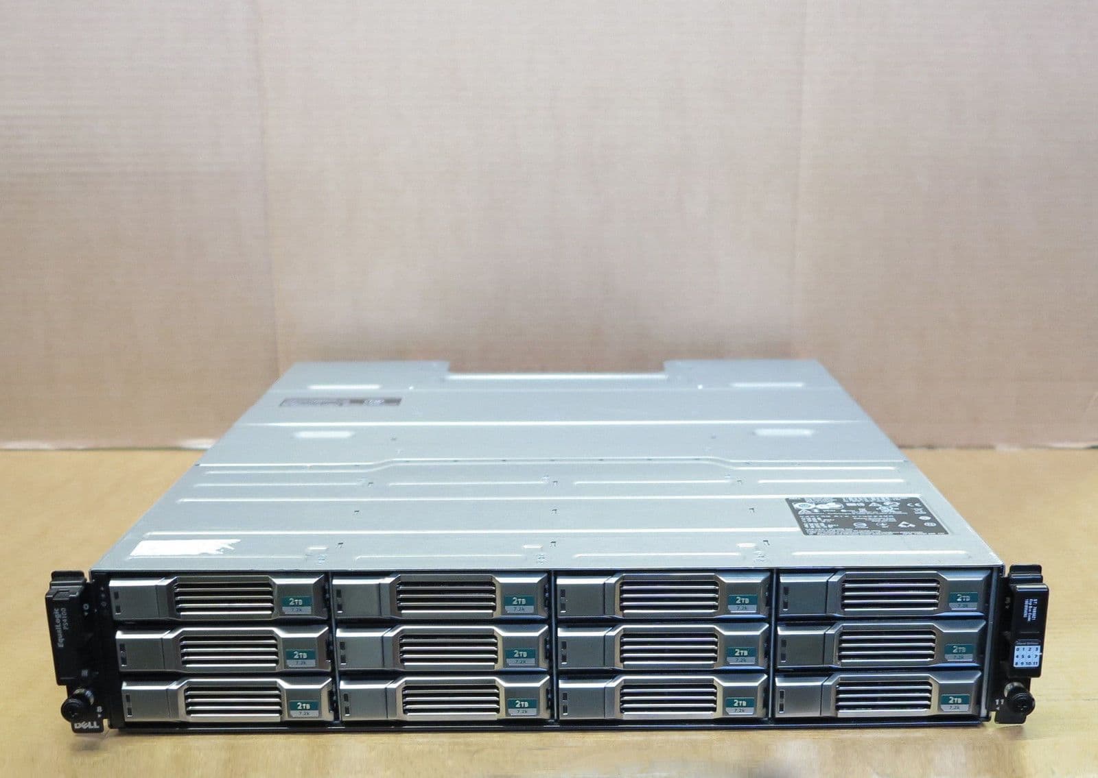 Dell EqualLogic PS4110X 2U 12 x 2TB SAS 3 5" iSCSI SAN Storage Array 24TB