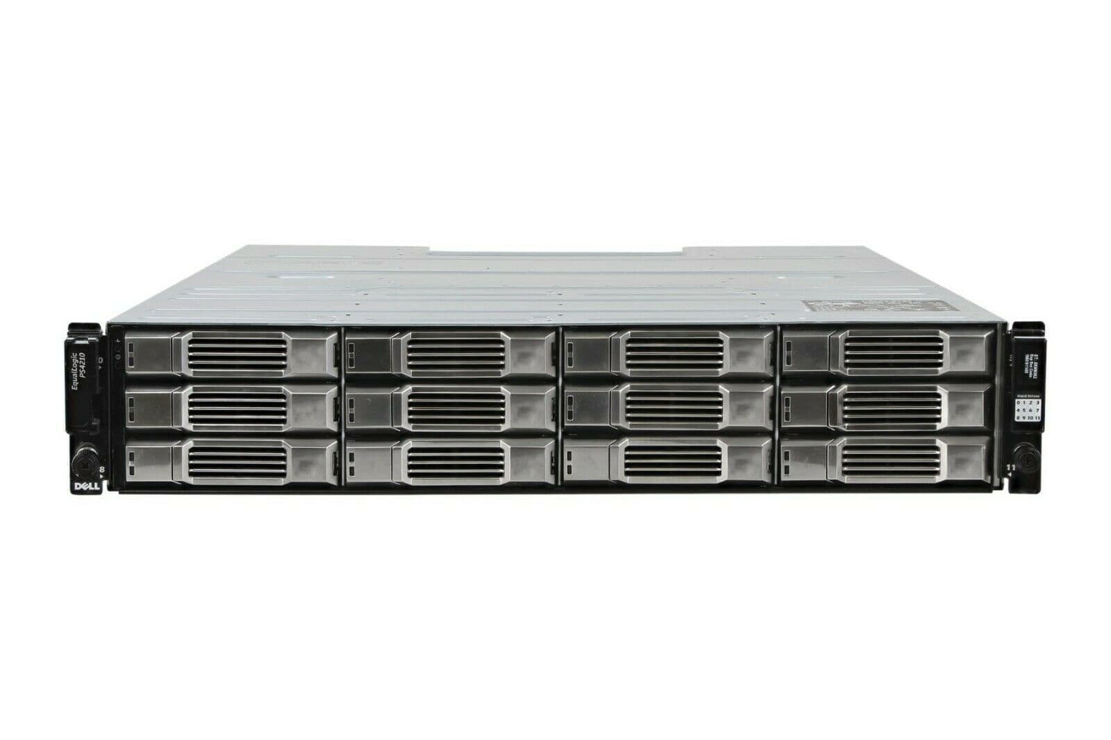 Dell EqualLogic PS4210E SAN Storage Array 12x 4TB HDD Dual Type 19 Controllers