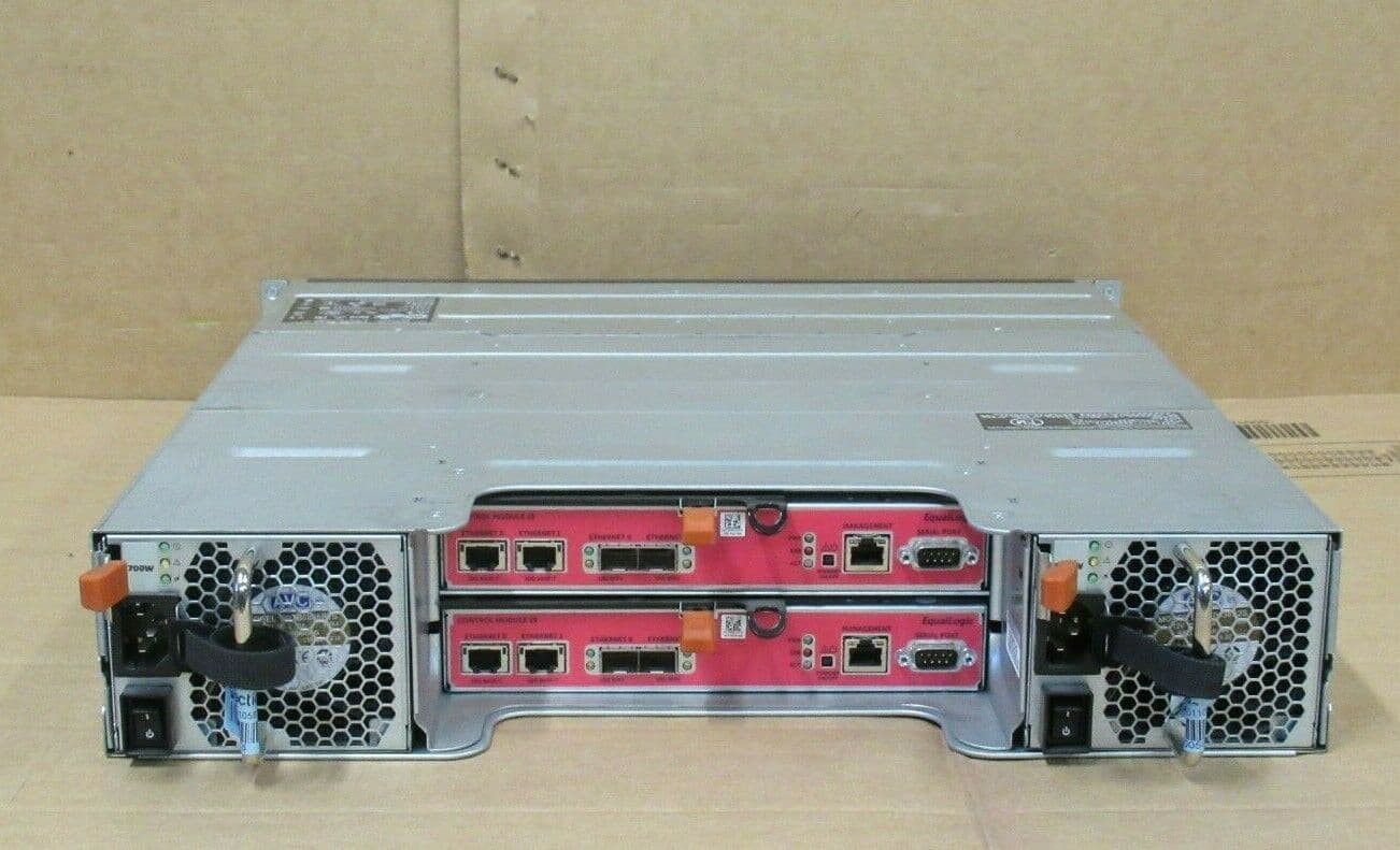 Dell EqualLogic PS4210X 24 Bay SAS iSCSI SAN 2x Control Module 19 JVKMH ...