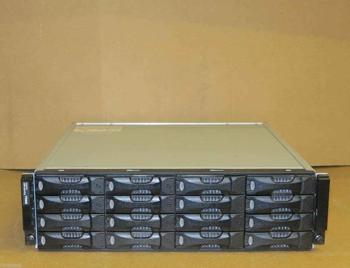Dell EqualLogic PS6000XV Virtualized iSCSI SAN 9 6TB 16-Bay Storage Array