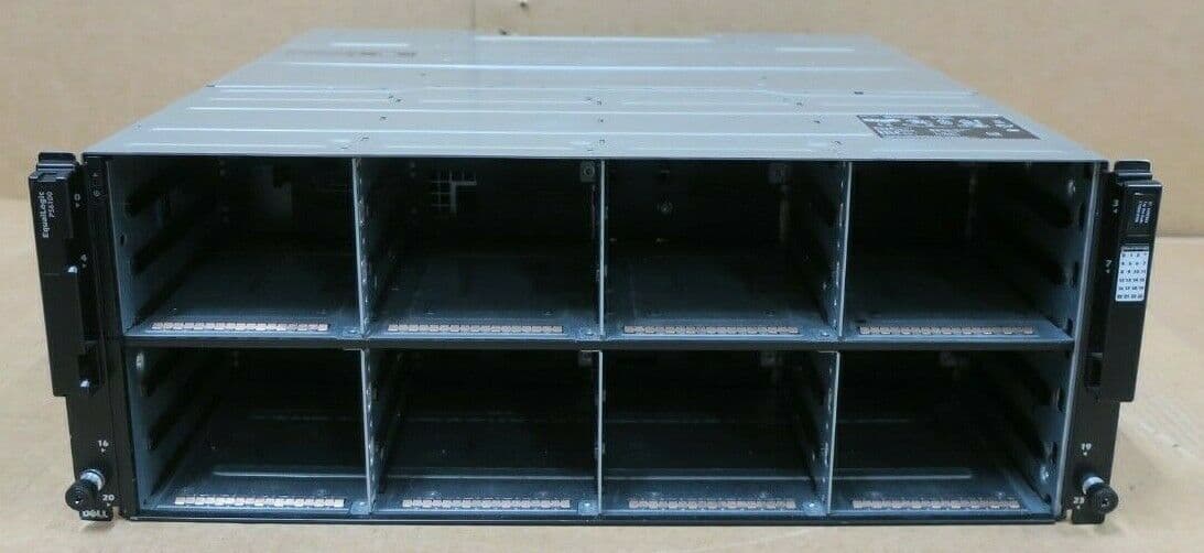 Dell EqualLogic PS6100E 24-Bay 3 5" 4U Virtualized iSCSI SAN Storage Array