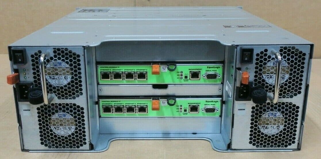 Dell EqualLogic PS6100E 24-Bay 3 5" 4U Virtualized iSCSI SAN Storage Array
