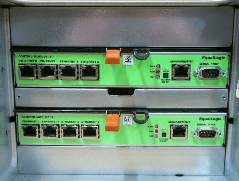 Dell EqualLogic PS6100E 24-Bay 3 5" 4U Virtualized iSCSI SAN Storage Array