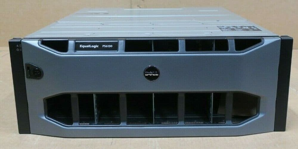 Dell EqualLogic PS6100E 24-Bay 3 5" 4U Virtualized iSCSI SAN Storage Array