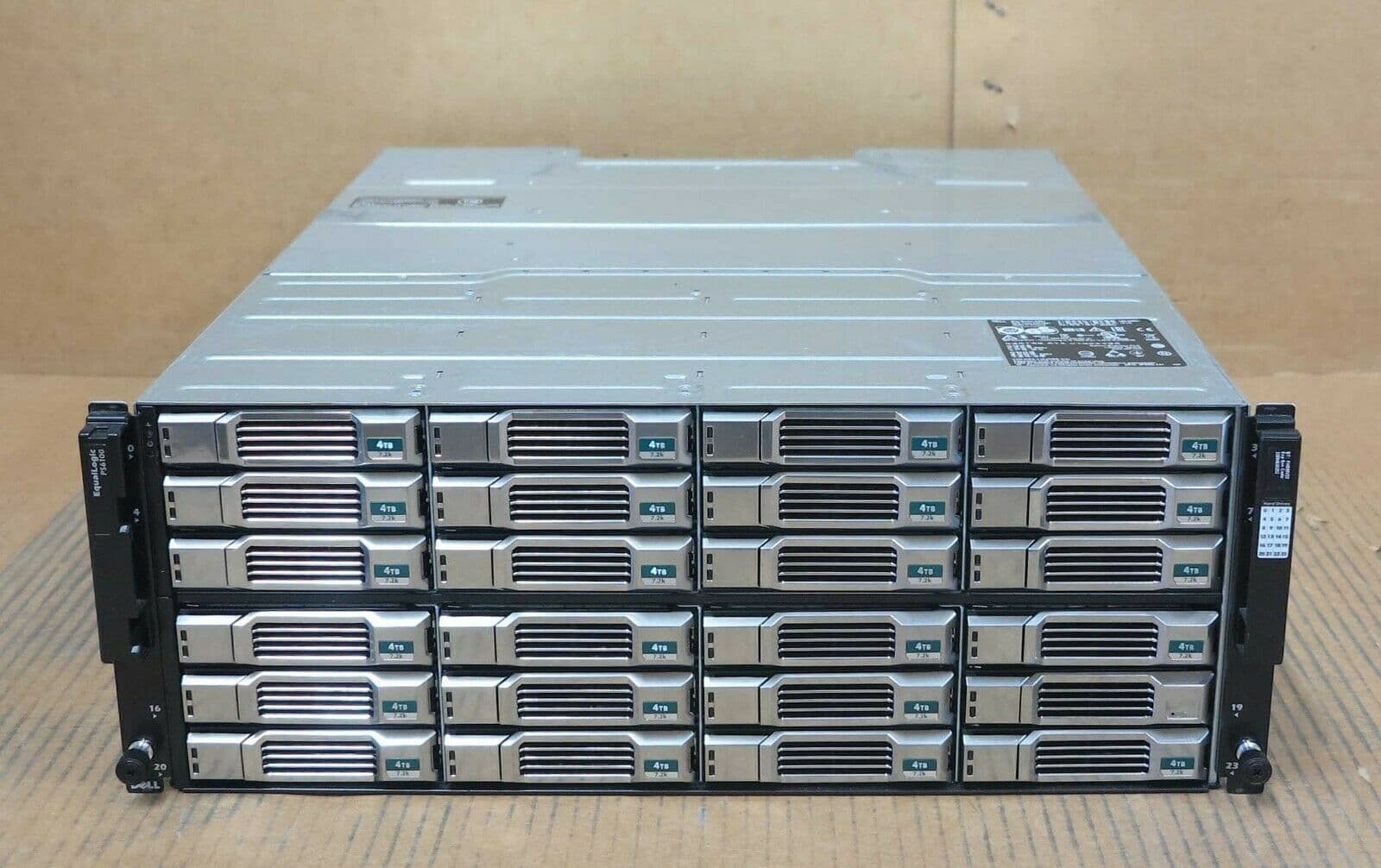 Dell EqualLogic PS6100e Virtualized iSCSI SAN Storage Array 96TB HDD ...