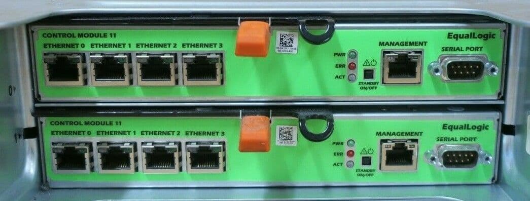 Dell EqualLogic PS6100X 2U iSCSI SAN Storage Array 24-Bay 2x Type 11 ...