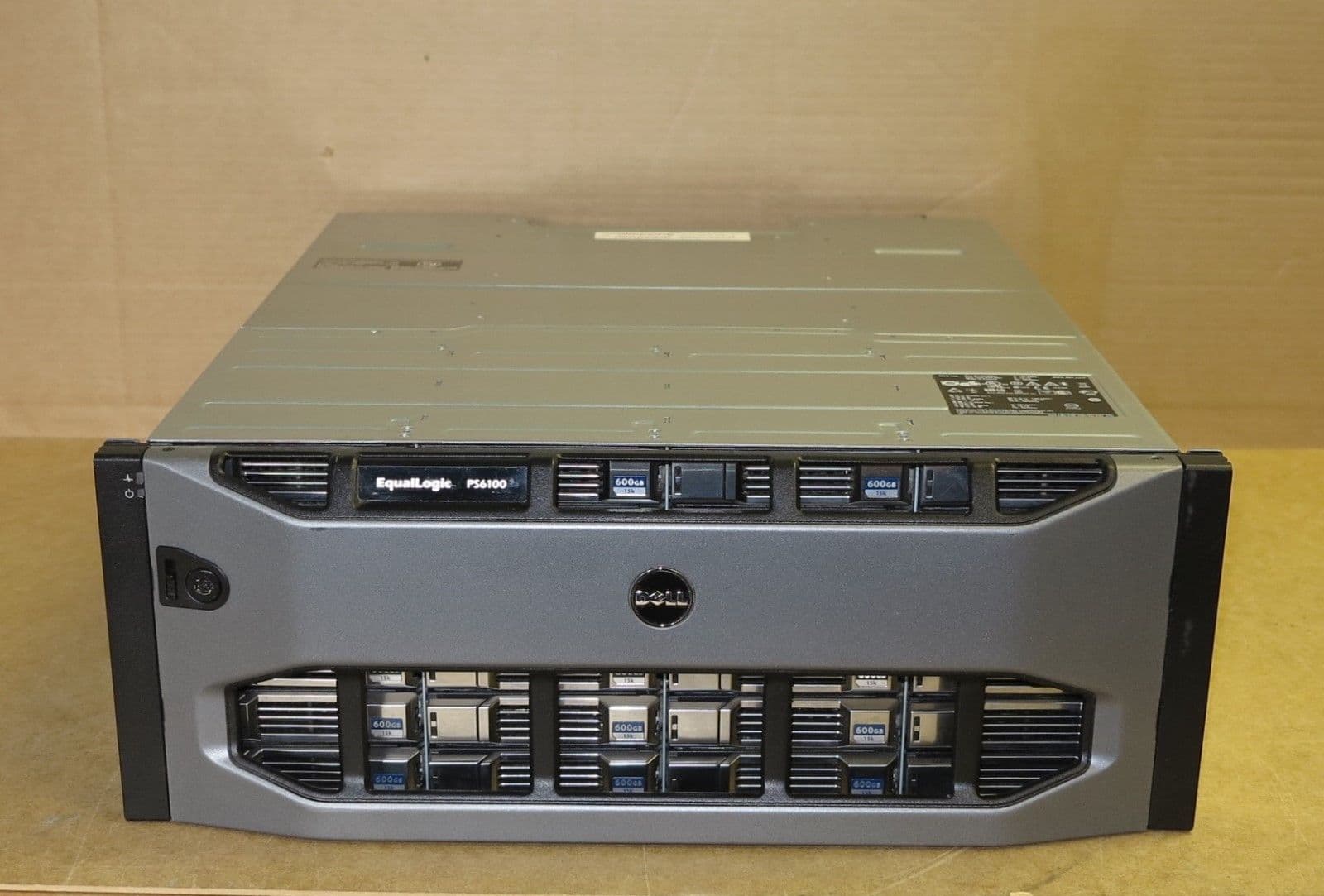 Dell EqualLogic PS6100XV iSCSI SAN Storage Array 24 x 600GB SAS 15k