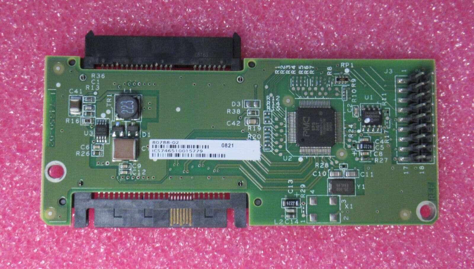 Dell Equalogic 80788-02 SATA To SAS Hard Drive Interposer Board Card