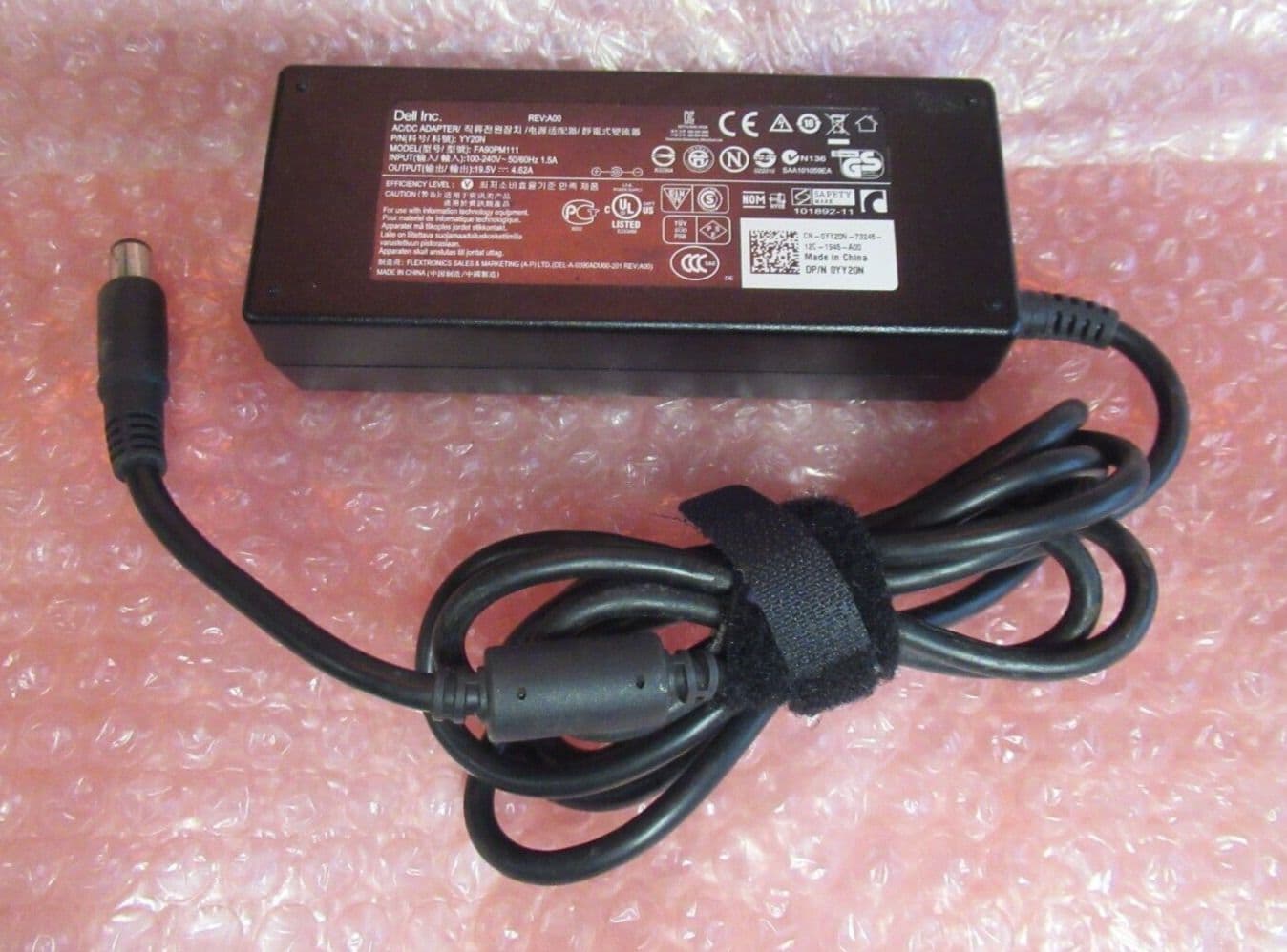 Dell FA90PM111 YY20N 0YY20N Laptop AC Power Adapter 90W 19 5V 4 62A