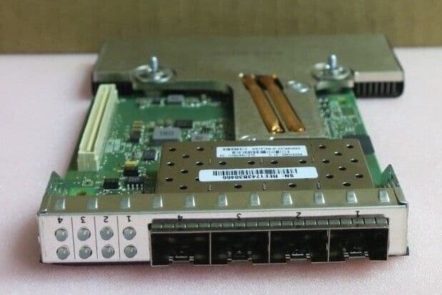 Dell FastLinQ 41164 Quad Port 10GbE SFP Network Daughter Card XVVY1 ...