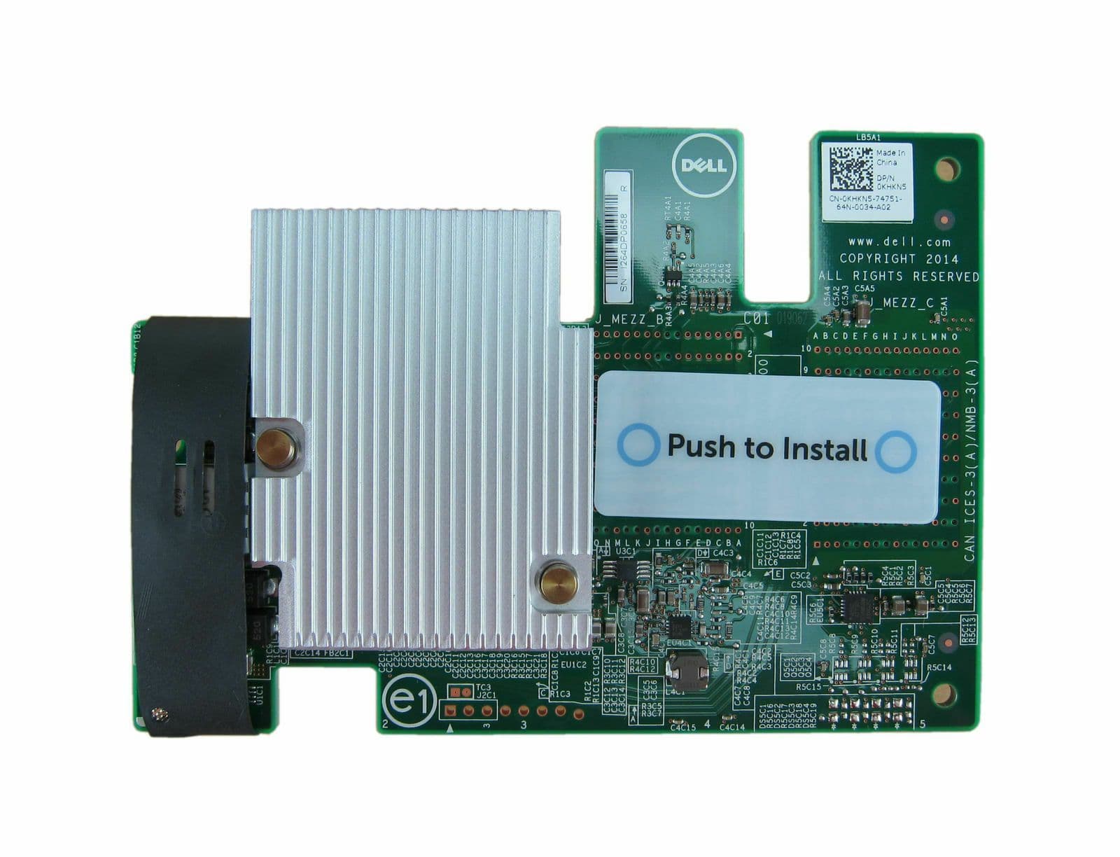 Dell Fibre Channel PCIe Passthrough Mezzanine Card - KHKN5 FC430 ...