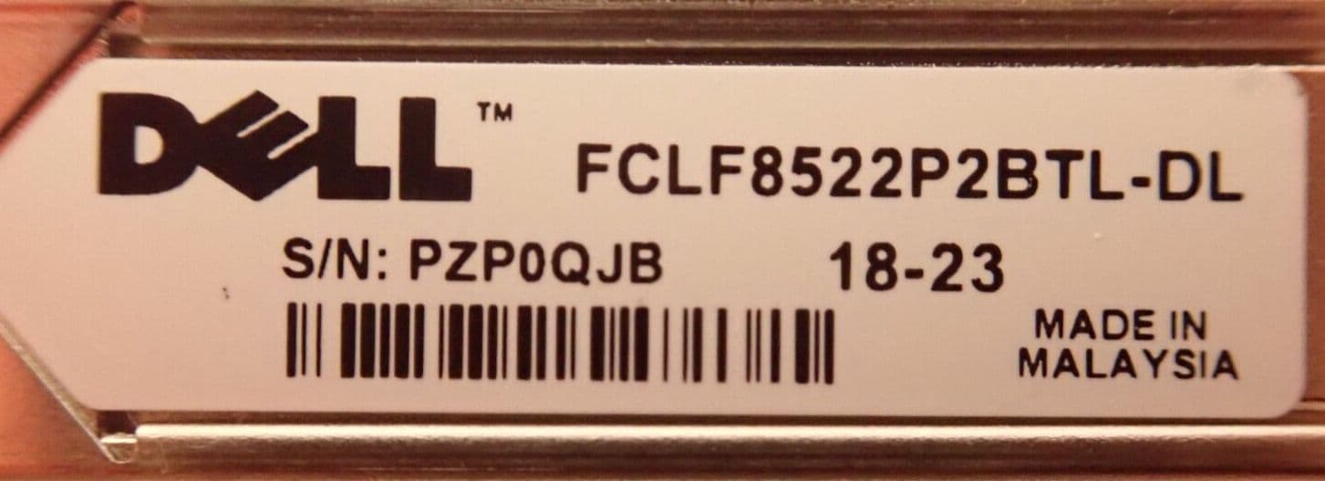 Dell Finisar 1Gb/s Copper RJ45 SR SFP Transceiver Module MHVPK ...