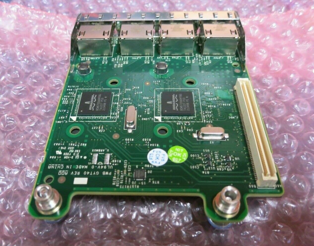 Dell FM487 PowerEdge R620 R720 Quad Port Gigabit Ethernet Network Daughter Board