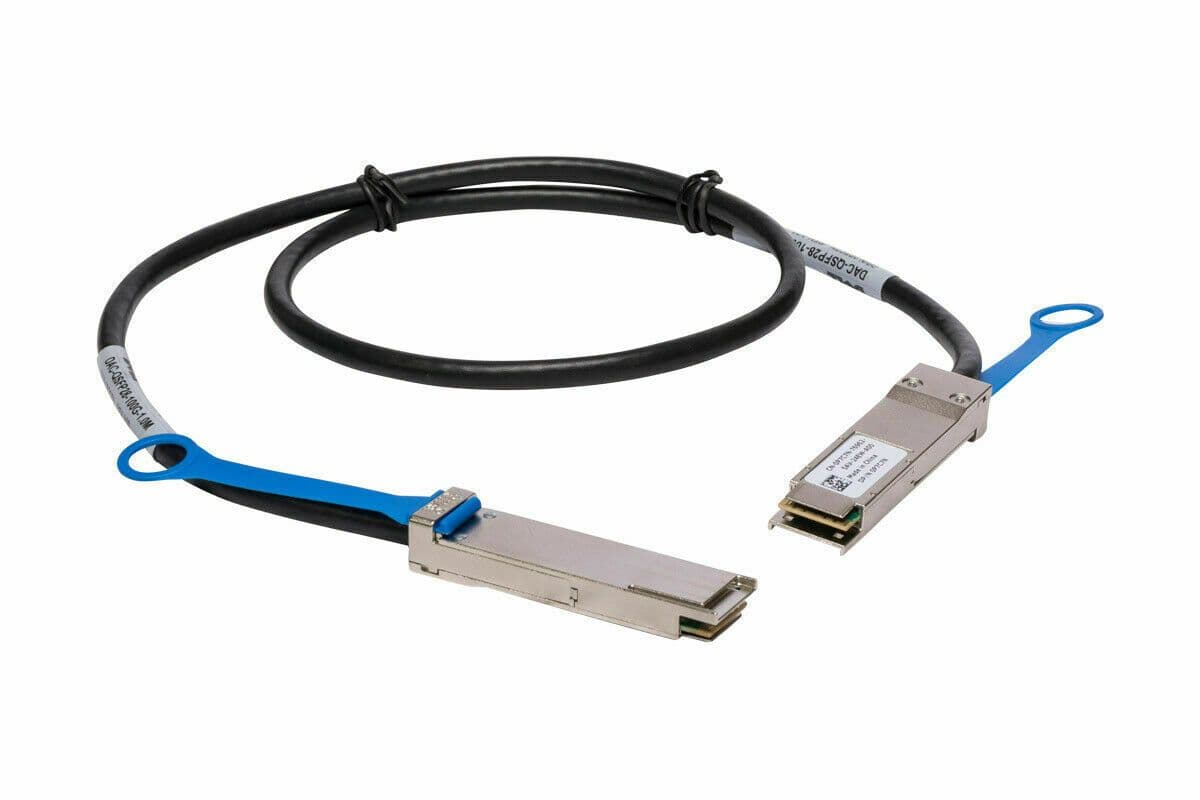 Dell Force10 1M 100G QSFP28 to QSFP28 Passive DAC Extension Cable P7C7N