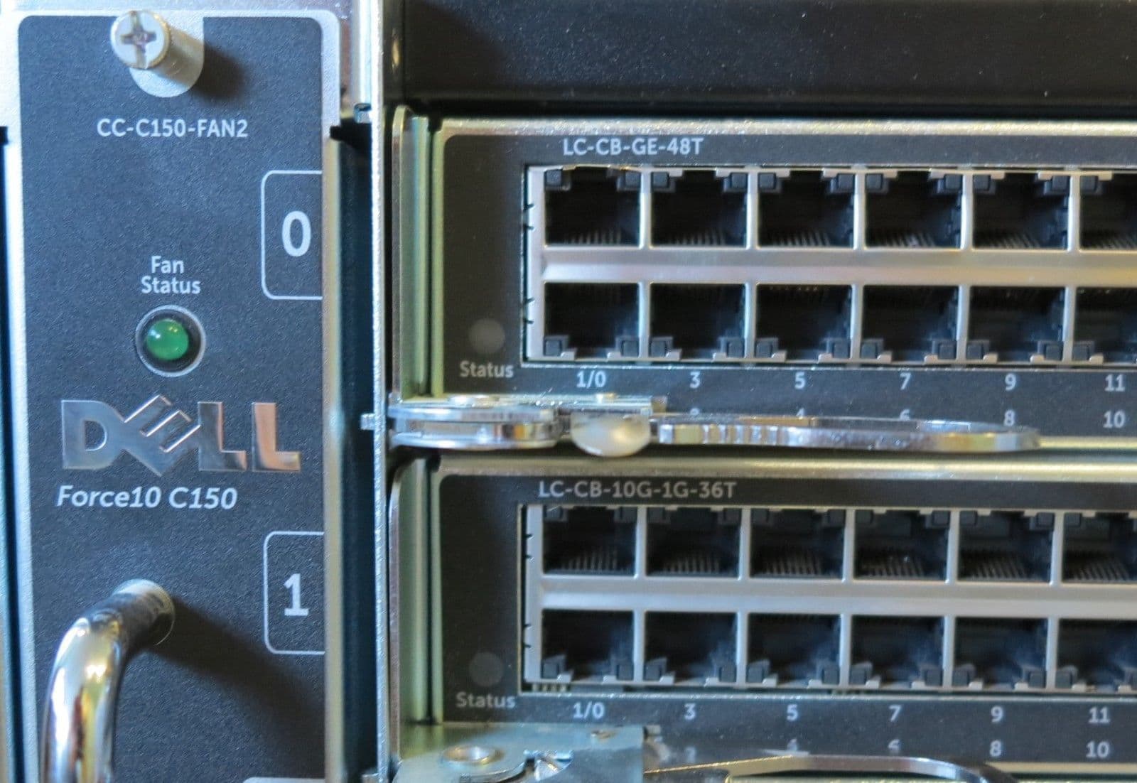 Dell Force10 C150 Switch With LC-CB-10G-1G-36T LC-CB-GE-48T And LC-CB-RPM