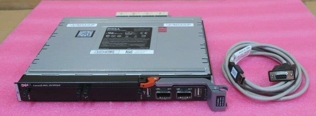 Dell Force10 MXL 10/40GBE 2-Port QSFP Switch Blade Module PK95J For M1000E