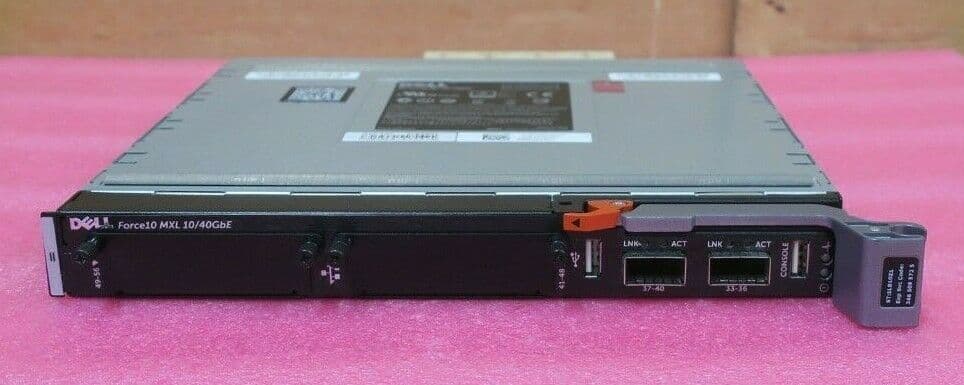 Dell Force10 MXL 10/40GBE 2-Port QSFP Switch Blade Module PK95J For M1000E