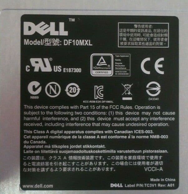 Dell Force10 MXL 10/40GBE 2-Port QSFP Switch Blade Module PK95J For M1000E
